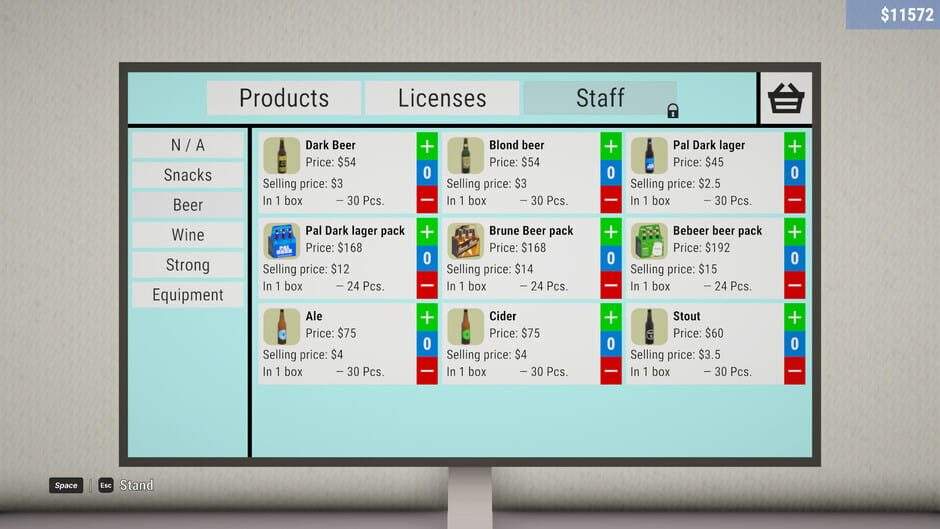 Get a free serial key for Liquor Store Simulator on Steam